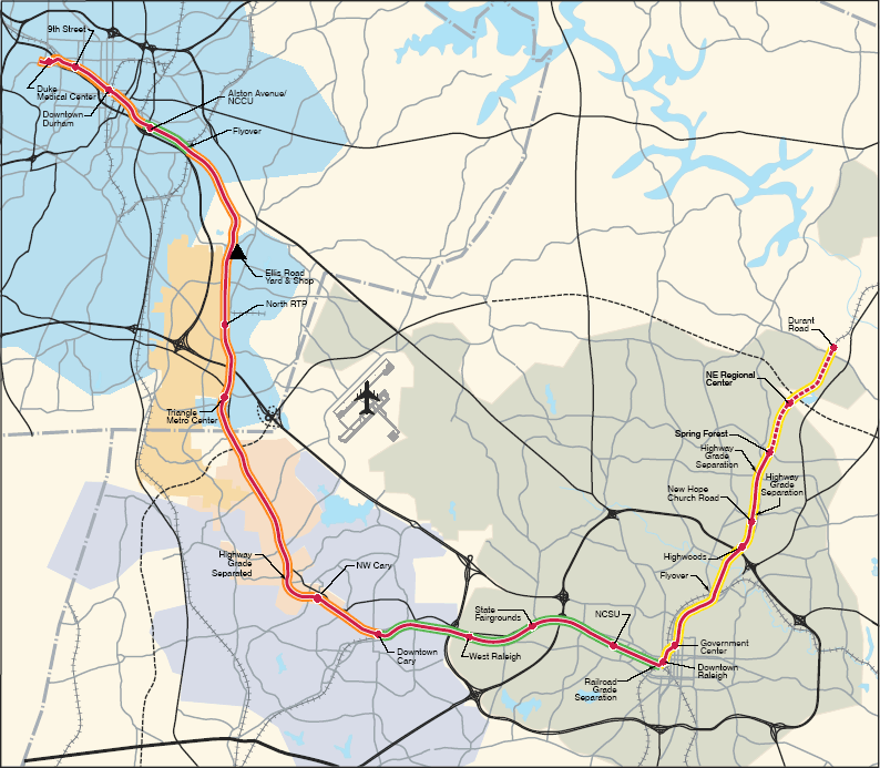 Maps of future rapid transit routes in southern cities ...
